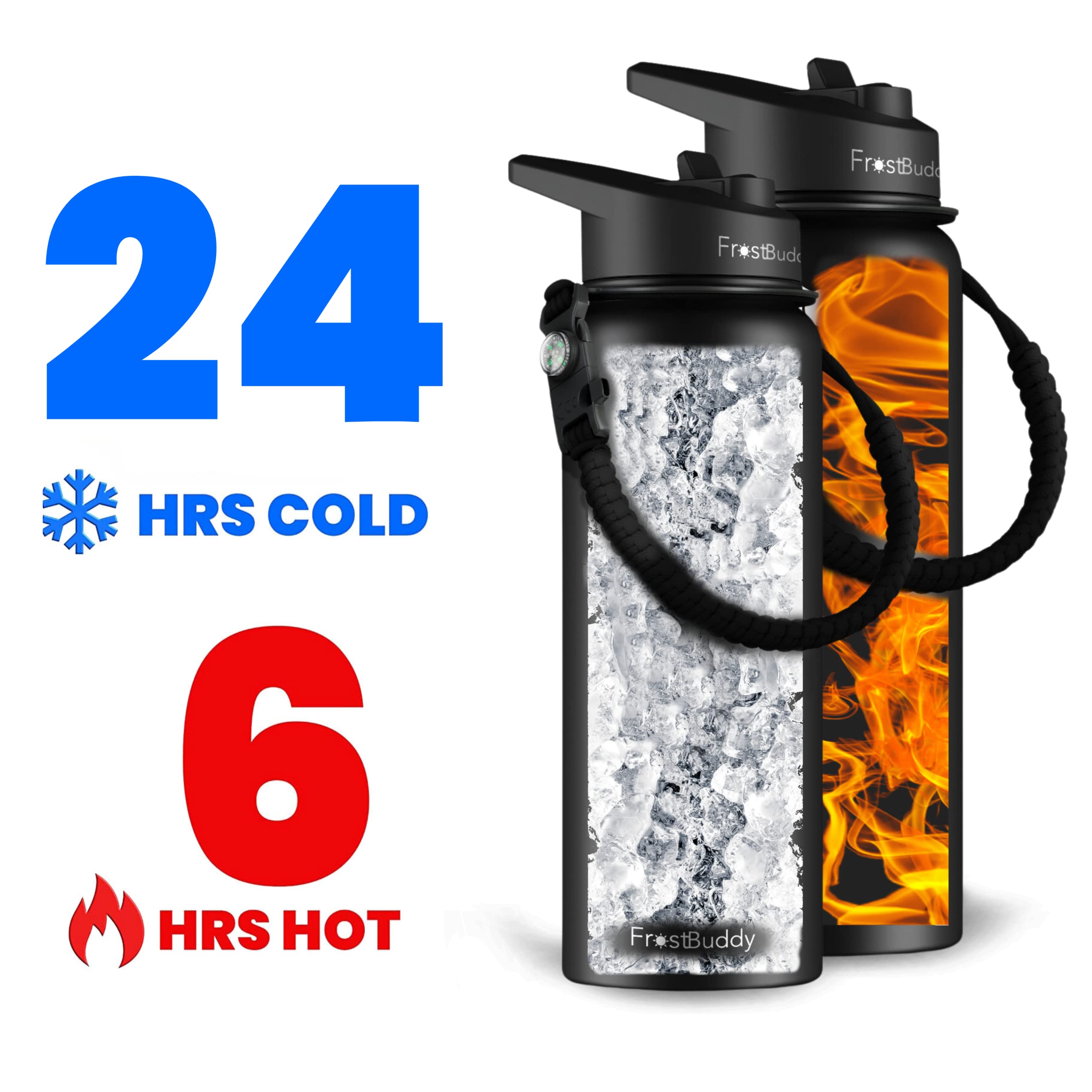 Universal Buddy XL Can Cooler by Frost Buddy - Fits 12-ounce, 16-ounce, 20-ounce, and 24-ounce Cans and Bottles - Keep Your Drinks Refreshingly Chilled for over 12 hours (Retro)