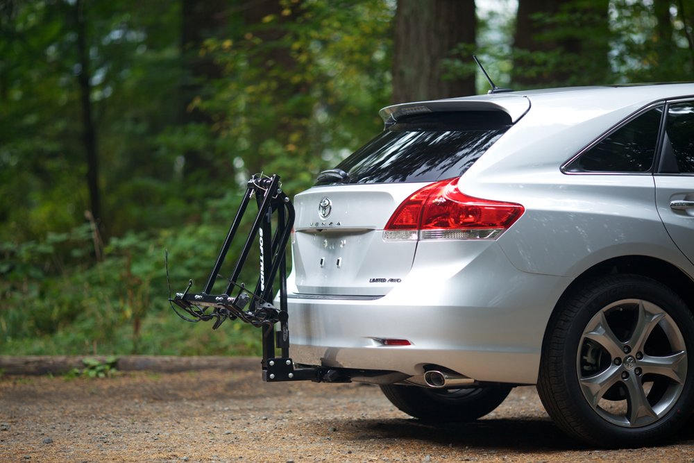 Softride Hang2, 2-Bike Hitch Mounted Rack for 2" and 1.25β, Swings Down with Bicycles Loaded, Allows Trunk, Hatch, or Tailgate Access. Cars, SUVs, Vans, or Trucks (27041)