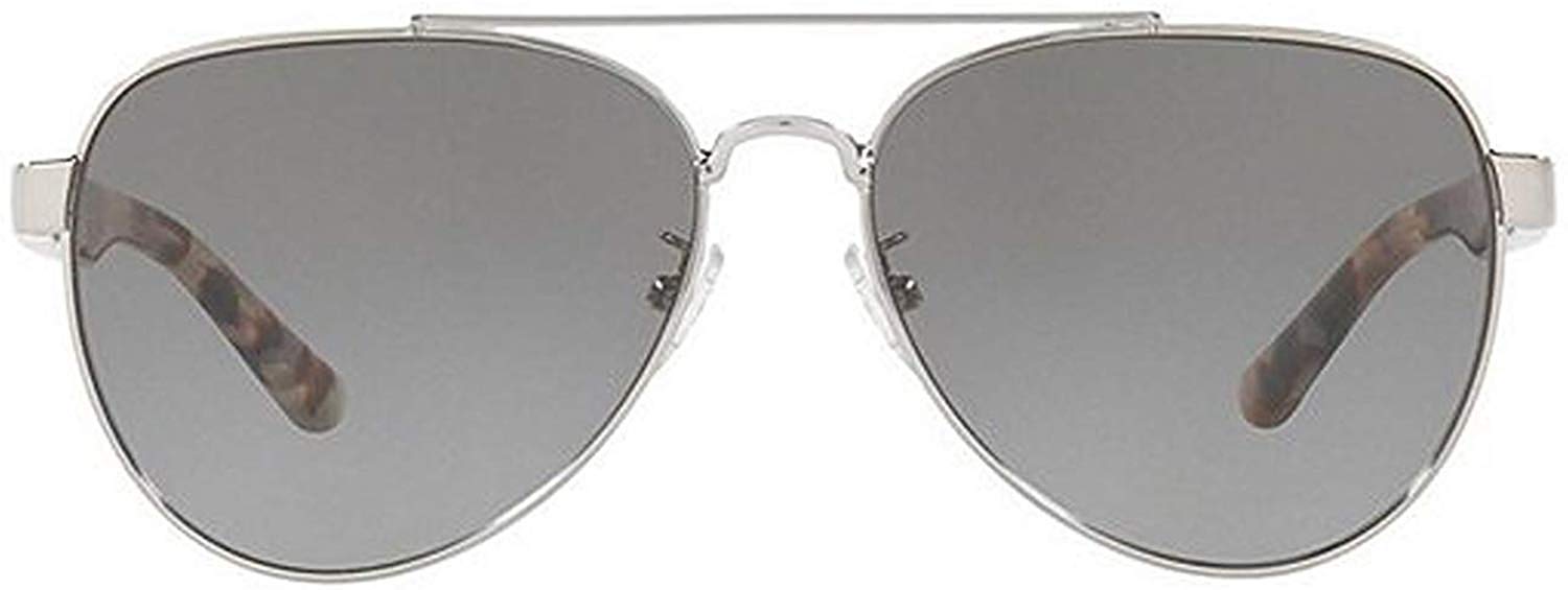 Tory Burch TY6070 Sunglasses 327511-57 -, Lt Grey Dk Grey Gradient TY6070-327511-57