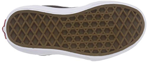 Vans Kids Ward HI Shoes Suede Canvas Black White Size 6