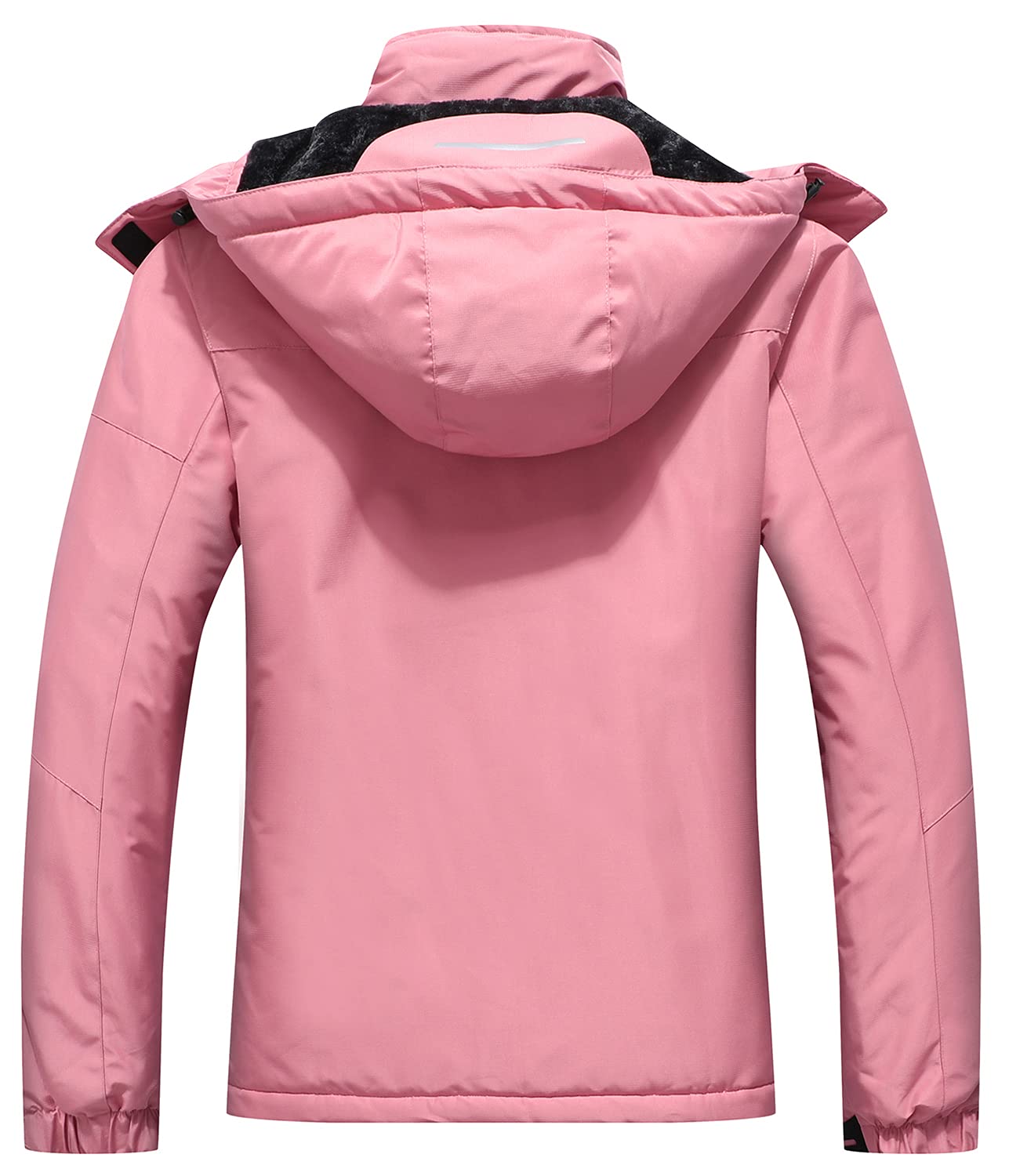 SUOKENI Women's Waterproof Warm Winter Snow Coat Hooded Raincoat Ski Snowboarding Jacket
