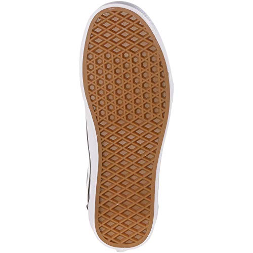 Vans Women's Sneaker, Black Canvas Black White 187, 7