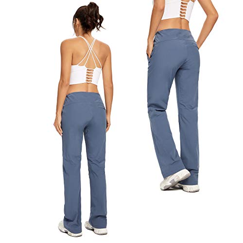 Toomett Women's Golf Pants Athletic Tights Boot Cut Casual Work Pant,2064,Blue,US 2
