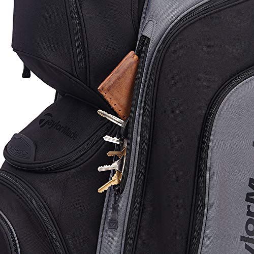 TaylorMade Supreme Cart Bag, Grey Dark/Black
