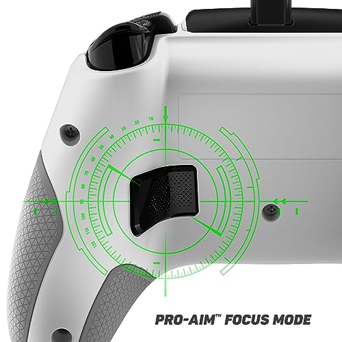 Turtle Beach Recon Controller Wired Game Controller Officially Licensed for Xbox Series X, Xbox Series S, Xbox One & Windows - Audio Enhancements, Remappable Buttons, Superhuman Hearing β White