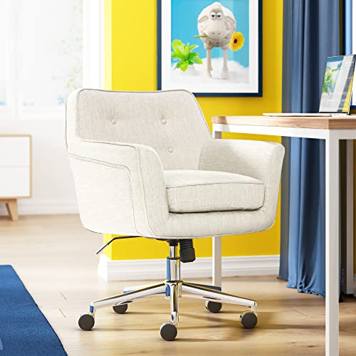 Serta "Ashland" Home Office Chair, Cozy Ivory