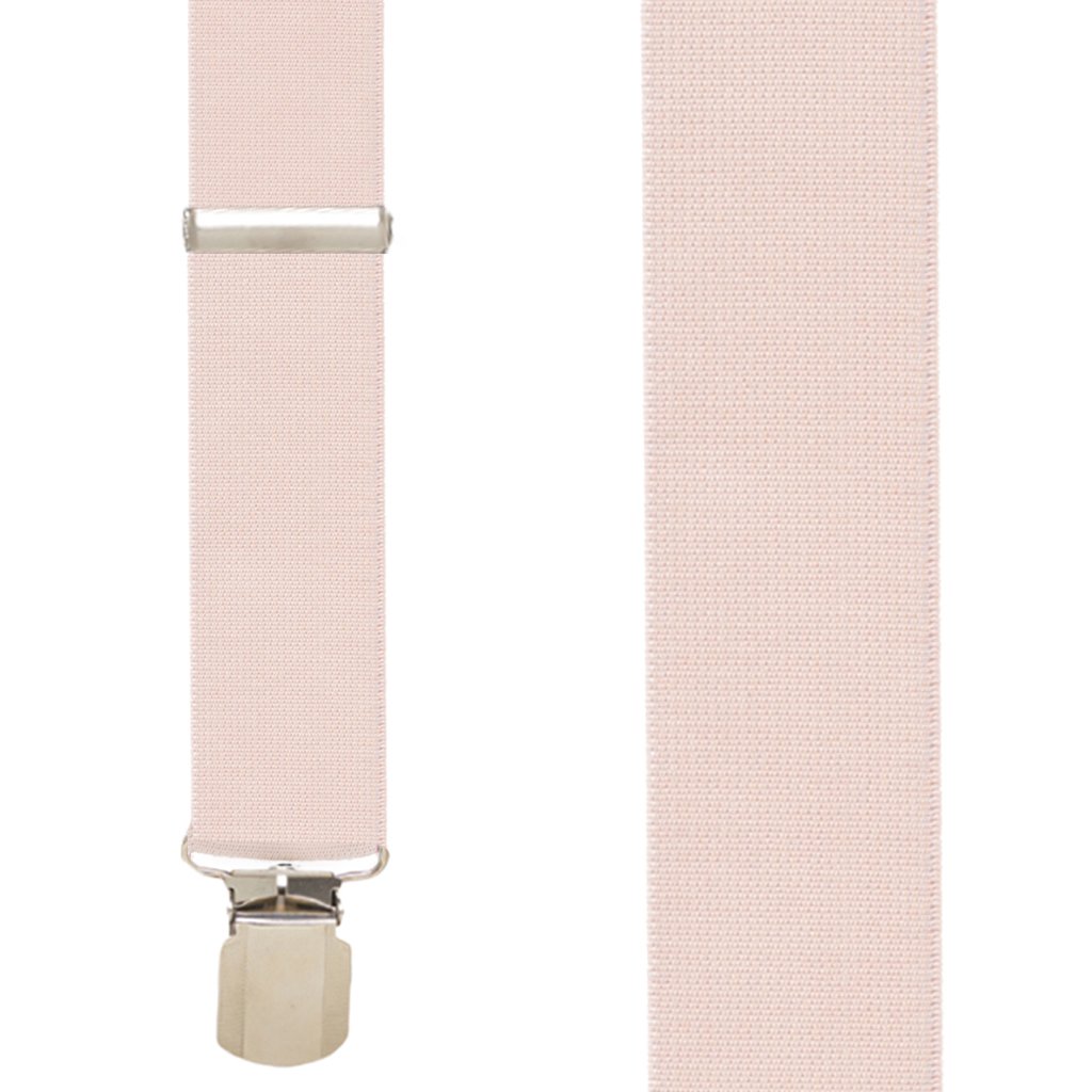 Suspender Store Undergarment Suspenders - 2-Inch Wide Soft Elastic - X-Back - Pin Clip - 42" for 5'0" to 5'9" tall