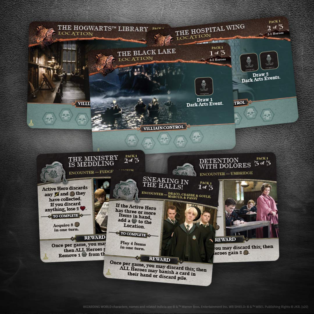 USAOPOLY Harry Potter: Hogwarts Battle - The Charms and Potions Expansion/Second Expansion to Harry Potter Deckbuilding Game/Featuring New Abilities & Cards/Officially Licensed