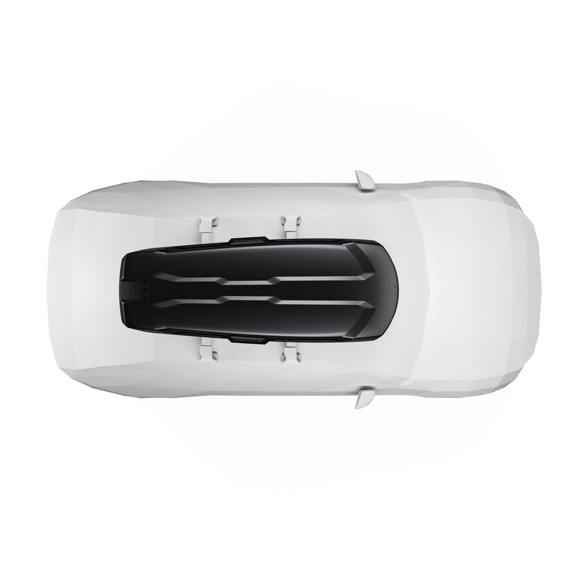 Thule Vector Rooftop Cargo Box, Medium, Black Metallic