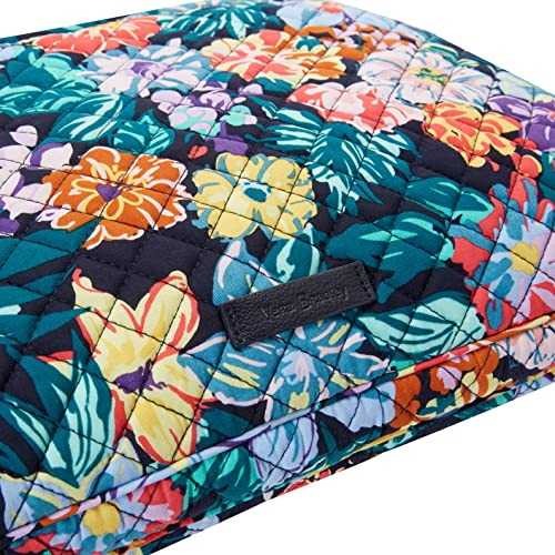 Vera Bradley Women's Cotton Laptop Organizer, Happy Blooms, One Size