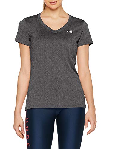 Under Armour Women's UA Tech™ Short Sleeve V-Neck 3X Gray