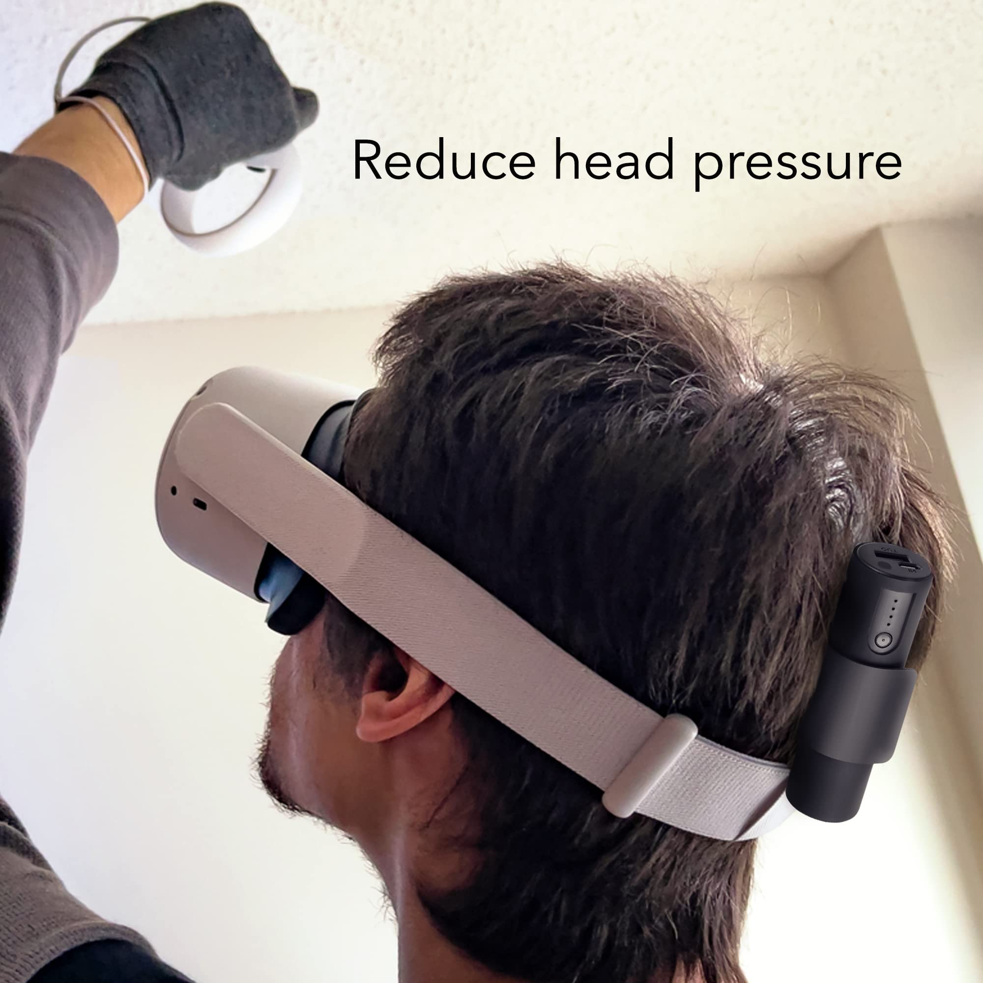 Wasserstein Power Bank (5000 mAh) Compatible with Meta/Oculus Quest 2 VR Headset