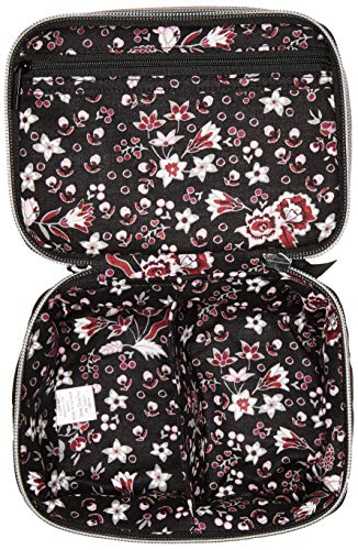 Vera Bradley Women's Performance Twill Jewelry Organizer Train Case, Black, One Size
