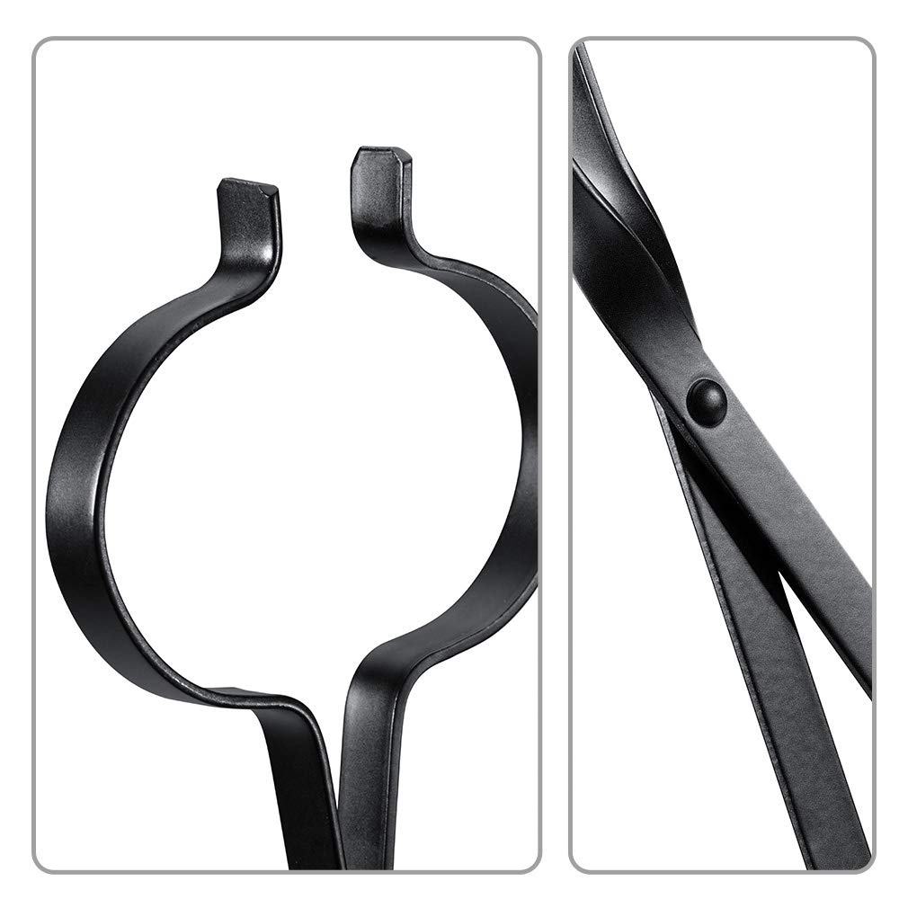 SYNTRIFIC Fireplace Tongs 26 Inch Fire Pit Tools for Outsides Fireplace Tongs Log Grabber Large Fire Pit Tongs Rust Resistant Finish Fireplace Tools for Indoor/Outdoor
