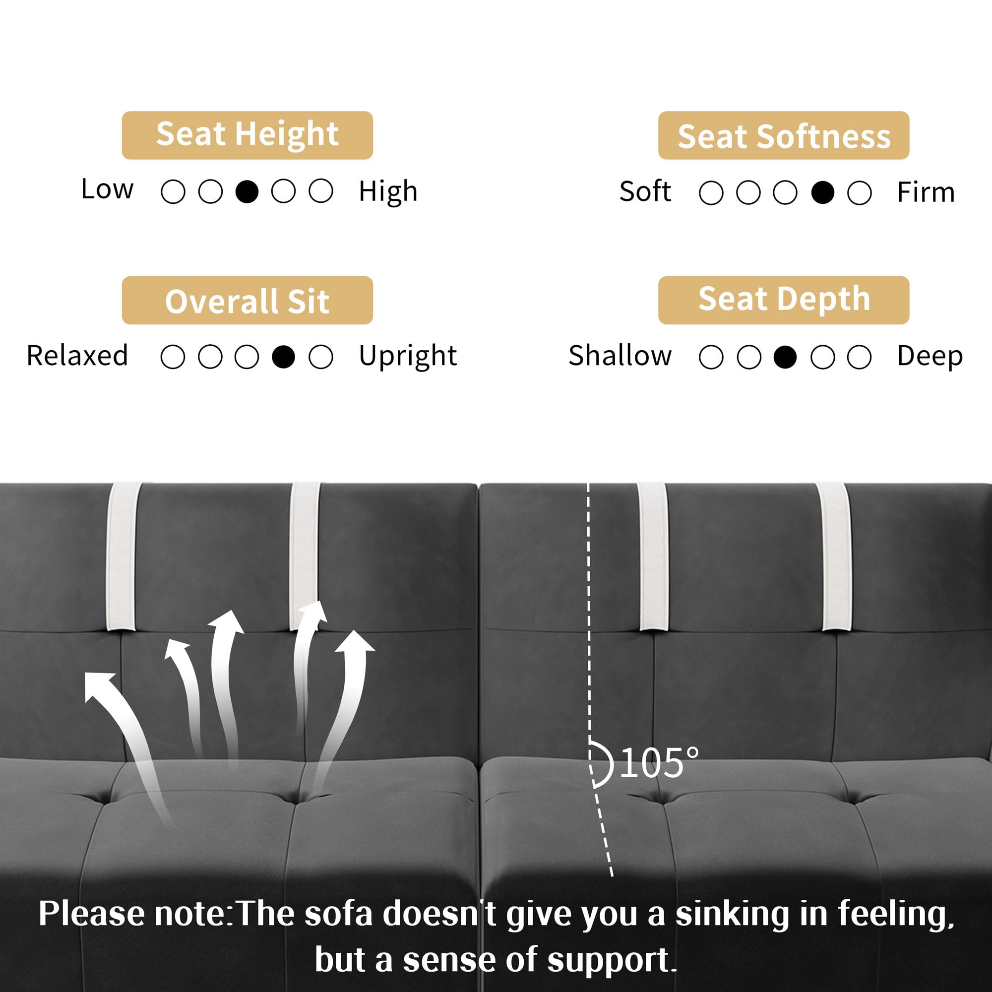 Shintenchi Futon Sofa Bed Modern Folding Sleeper Couch Bed for Living Room,Velvet Loveseat Sofa Couch Sofa cama for Apartments Office Small Spaces,w/Adjustable Armrests Backrest,Ivory White