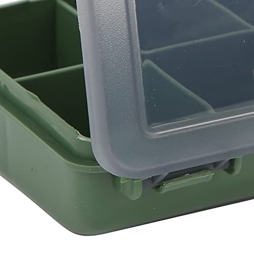 xianshi Mini Storage Box for Fishing, Light Weight Tackle Storage Box with PP Plastic Material for Organizing Fishing Accessories for Carp Anglers(8 Cells)