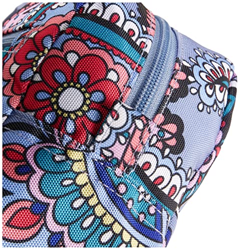 Vera Bradley Women's Lighten Up Medium Cosmetic Makeup Organizer Bag, Kona Paisley, One Size