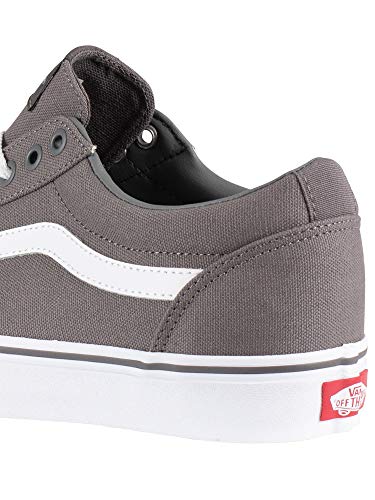 Vans Men's Trainers Low-Top Sneakers, Grey ((Canvas) Pewter/White 4wv), 11.5