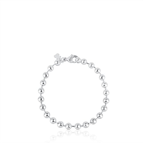 TOUS Sterling Silver Bracelet for Women. Length: 5mm. x 18cm Basics Collection