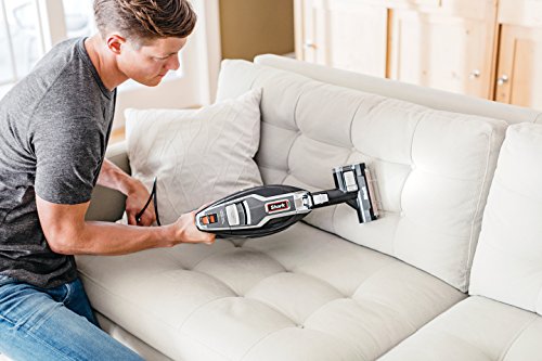 Shark HV382 Rocket DuoClean Ultra-Light Corded (Non-Cordless) Bagless Carpet and Hard Floor with Hand Vacuum, Charcoal