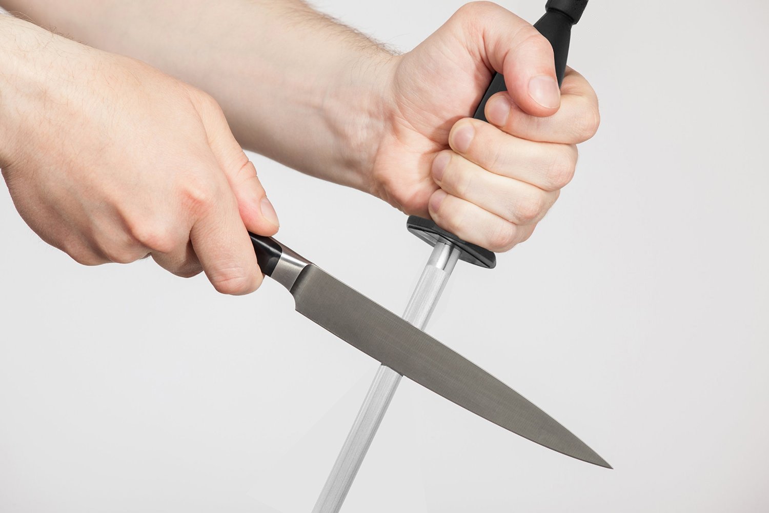 Sharpening Steel Kitchen Knife Sharpener Honing Steel Sharpening Rod Stainless Steel Butcher Steel