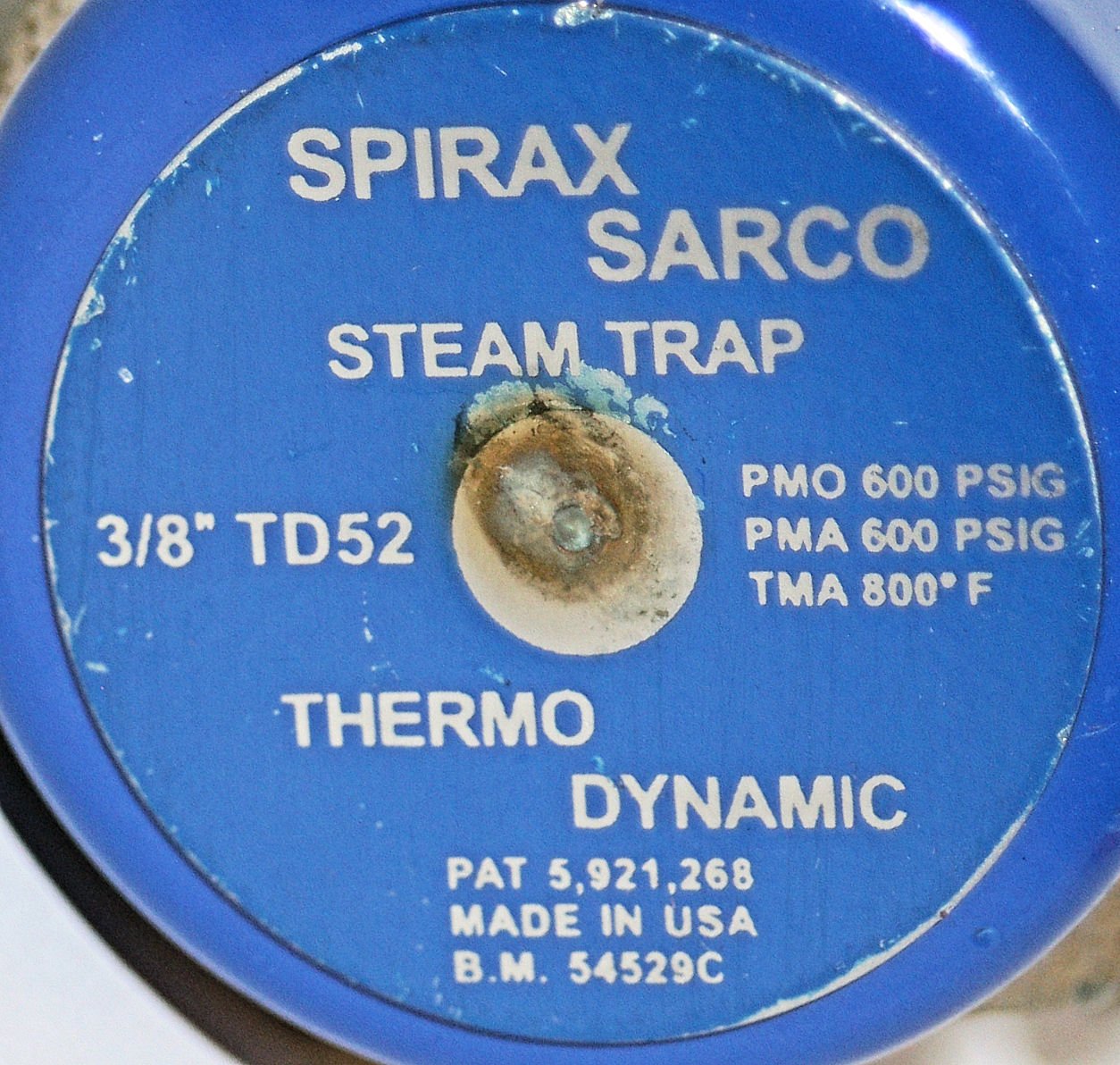 Spirax Sarco TD-52 3/8" NPT Steam Trap 3.5-600 PSI TD52
