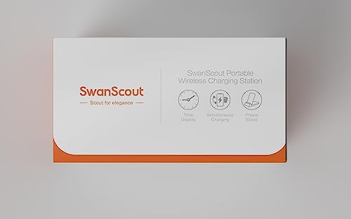 SwanScout Wireless Charger for Google Pixel Watch 1 Only, SwanScout 703G, 3 in 1 Wireless Charging Station Stand for Google Pixel 8 Pro/8a/8/Fold/Pixel 7/7A/7 Pro/6/6 Pro/5/4/3/XL, Pixel Buds Pro