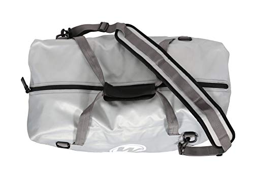 Wilderness Systems Escape Wet/Dry Duffle Bag | Kayak Drybag with Separate Wet and Dry Storage | Waterproof Zipper and Compression Straps | 45L, Grey (8070246)