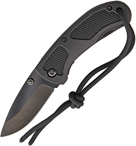 Stone River Gear Ceramic Folding Hunting Knife with Point Protector