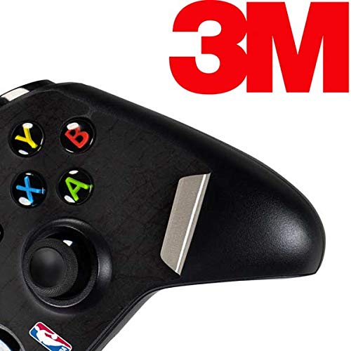 Skinit Decal Gaming Skin Compatible with Xbox One Controller - Officially Licensed NBA Brooklyn Nets Distressed Design