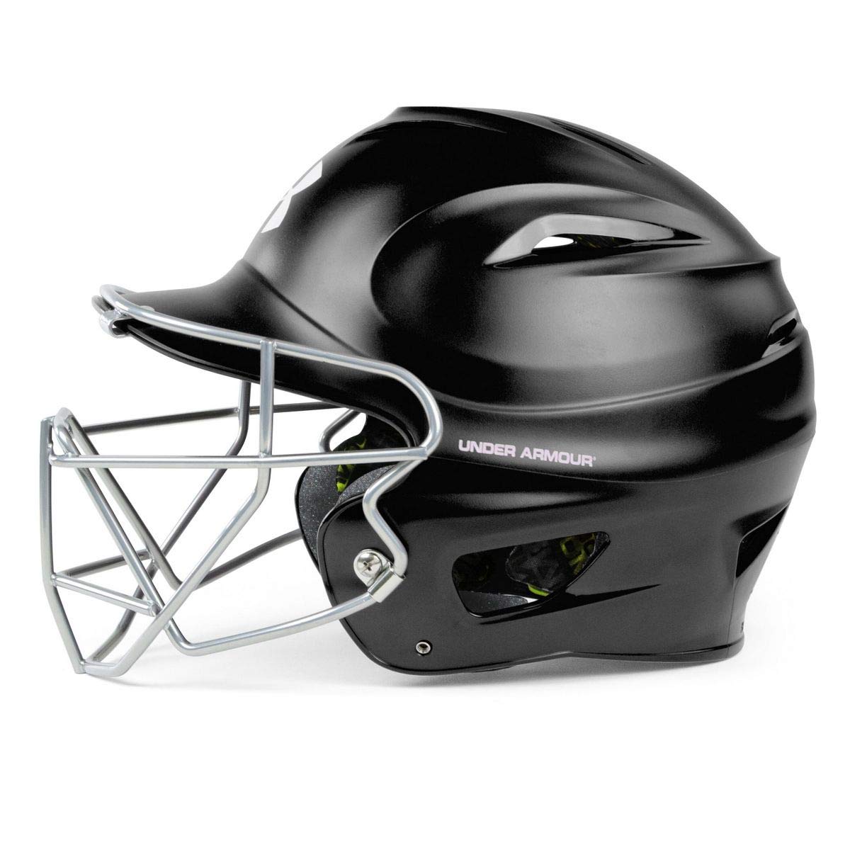 Under Armour UABH110MM-FGB2BK UA Classic/OSFA/Youth/Satin Matte/Solid Color/Bb FacegUArd Attached BK