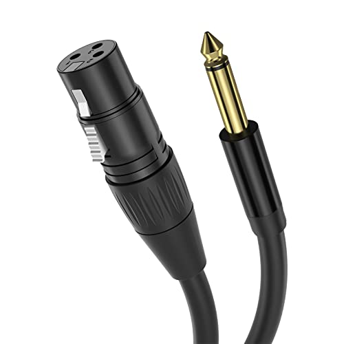 Yinker 3.5mm to XLR Cable 5FT 2Pack, 1/8 Inch TRS to XLR Male Microphone Cable, XLR to 1/8 3.5mm Mic Cord