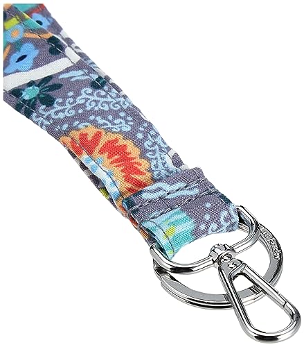 Vera Bradley Women's Cotton Wide Lanyard, Citrus Paisley - Recycled Cotton, One Size