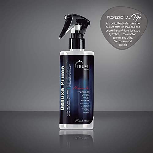 Truss Deluxe Prime Hair Treatment Bundle with Ultra Hydration Plus Shampoo and Conditioner Set and Net Hair Mask