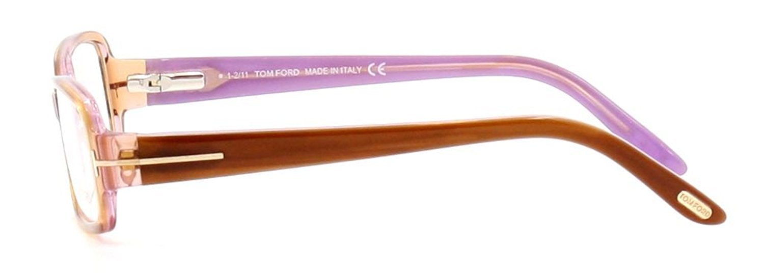 Tom Ford Eyeglasses TF5185 050 Size:53 Transparent Brown/Purple 5185