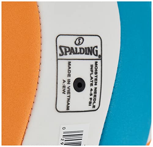 Spalding Extreme Pro Wave Volleyball, Blue/Orange, Official Size