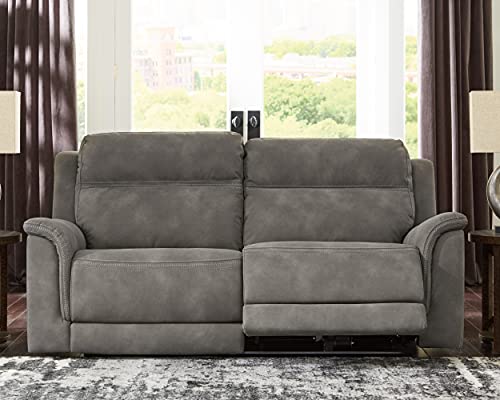 Signature Design by Ashley Next-Gen DuraPella Sofas (Slate) and Love Seats (Slate) Bundle