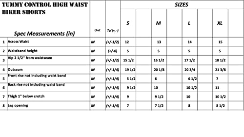 ShoSho Womens High Waist Biker Shorts Tummy Control Butt Sculpting Athleisure Bottoms Compression Shorts W/Phone Pockets Solid Black Medium