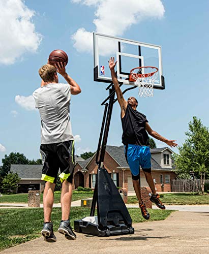 Spalding NBA Ultimate Hybrid Portable Basketball Hoop System - Acrylic Backboard
