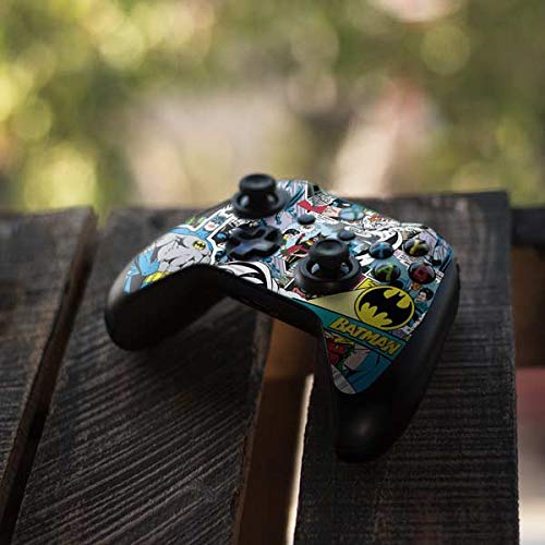 Skinit Decal Gaming Skin compatible with Xbox One Elite Controller - Officially Licensed Warner Bros Batman Comic Book Design