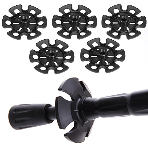 VGEBY Hiking Pole Basket, Ski Pole Snowflake Disk Basket Hiking Stick Accessory for Outdoor Walking Trekking Climbing Trekking Pole Snow Basket Hiking Pole Basket Ski Pole Baskets Replacement