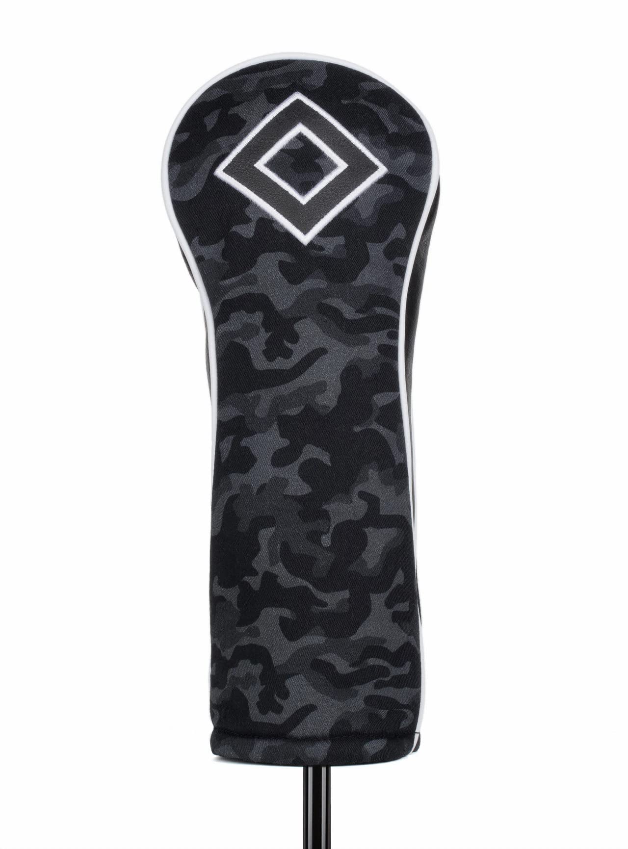 Titleist Golf Black Camo Leather & Cotton Twill Fairway Headcover Black