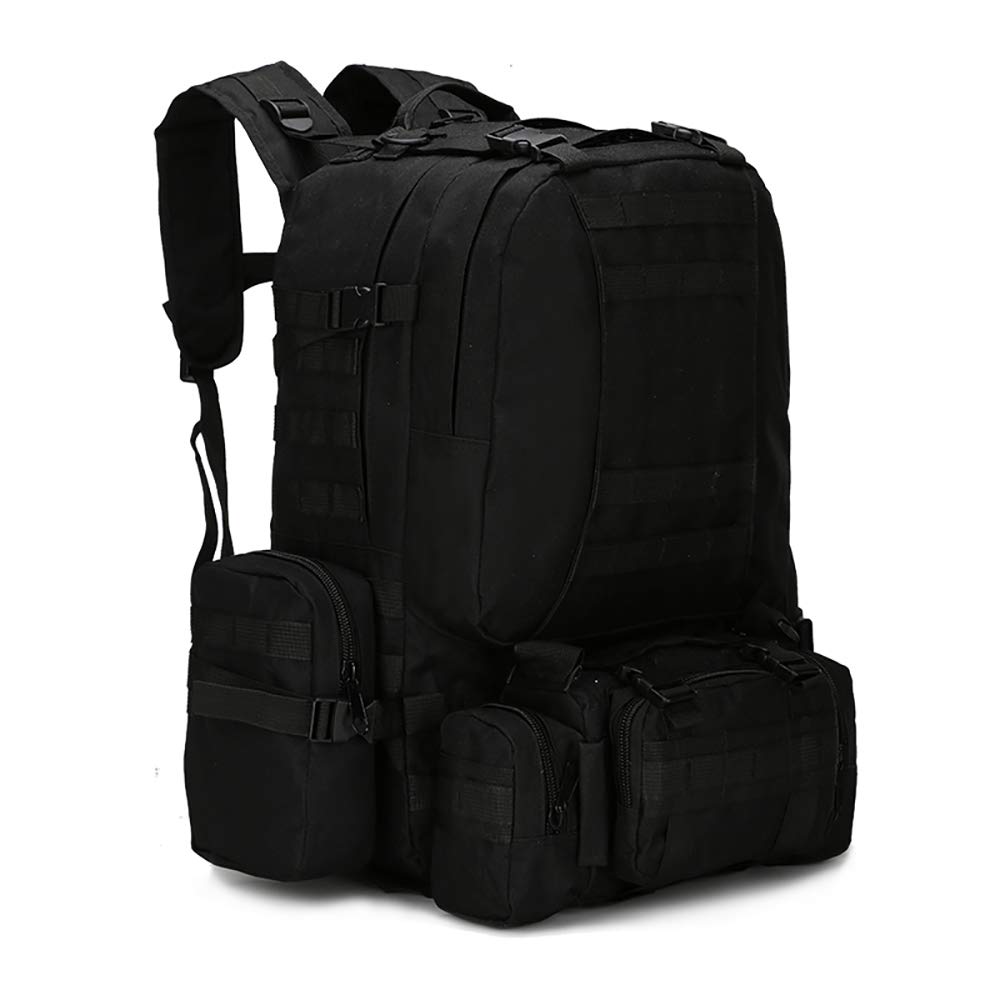 WintMing Military Tactical Backpack 45+10L Army 3 Day Assault Pack Molle Camping Hiking Rucksack Traveling Daypack