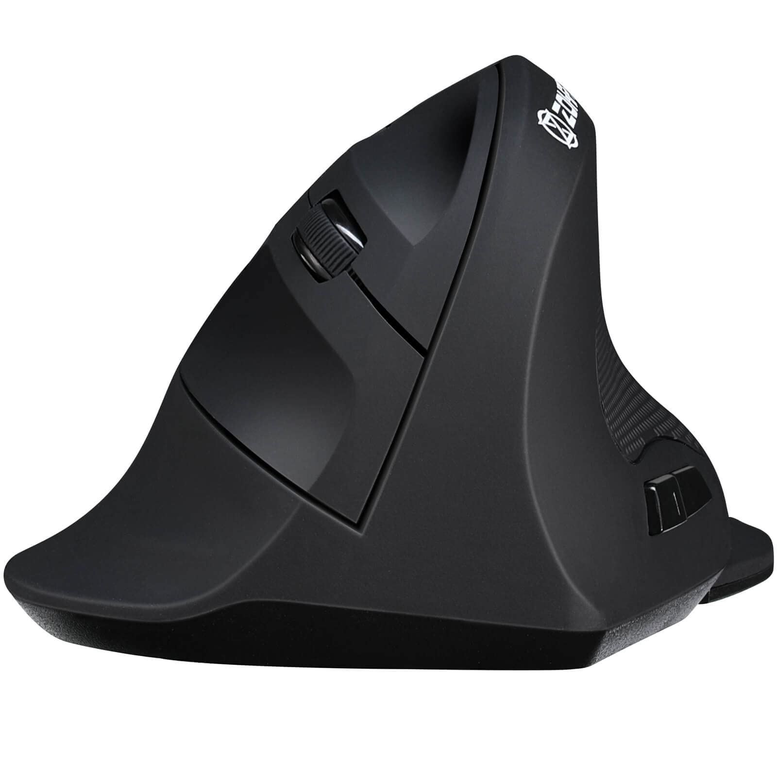 Vertical Ergonomic Mouse, Sculpted Wireless Mouse with Wrist Support, 3 DPI Levels & 6 Buttons for Computer, Laptop & MacBook, Right-Handed, Black