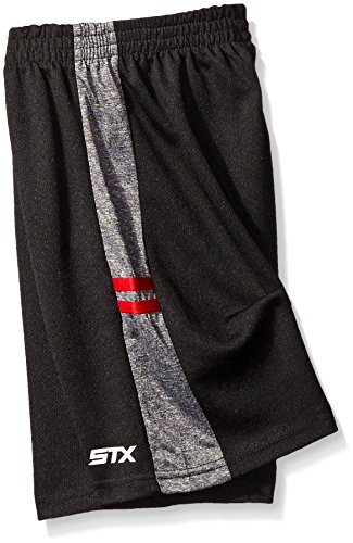 STX Big Boys' 2 Piece Performance Athletic Tank and Short Set, Red/Gray, 14/16