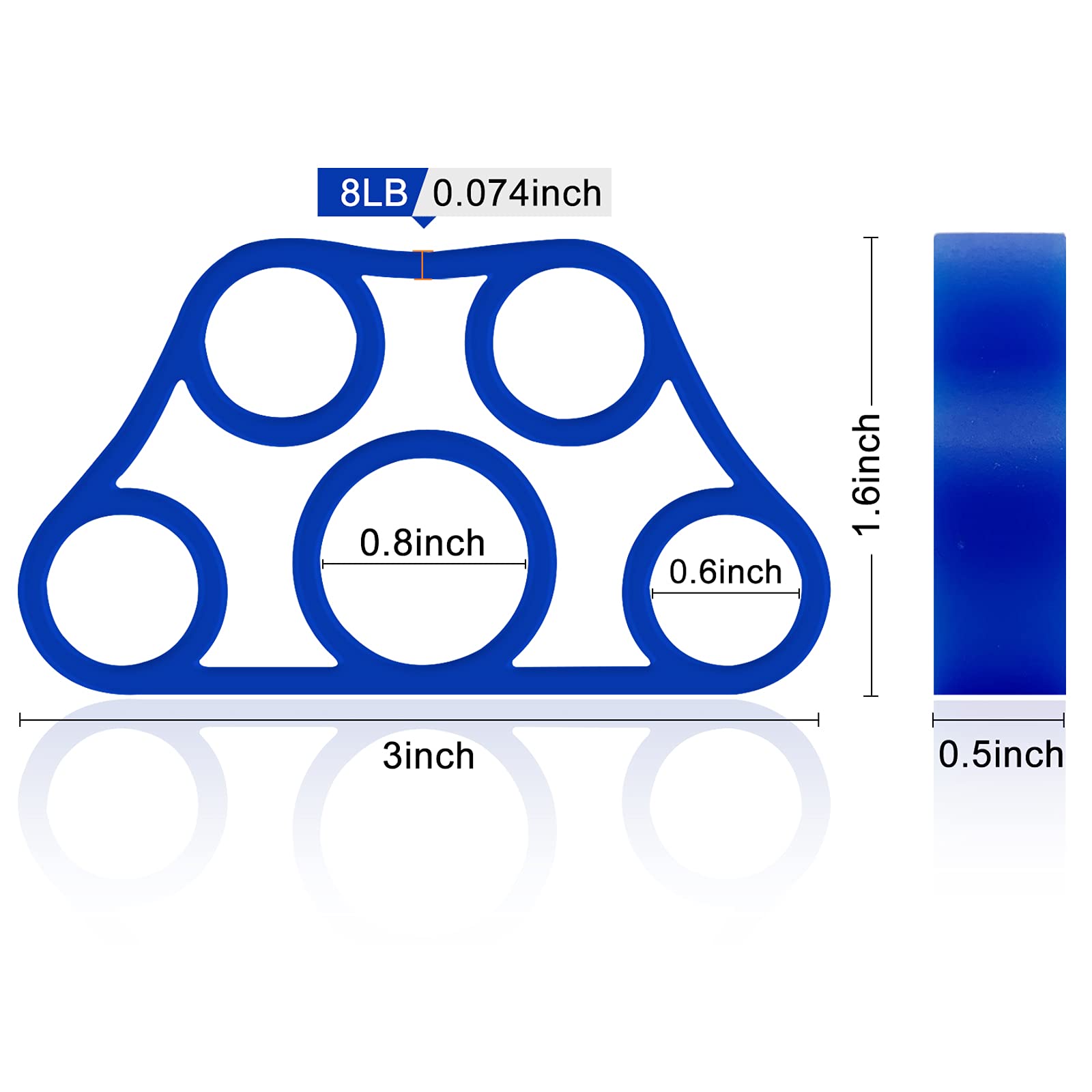 WFFIT Finger Exercise Finger Grip Finger Stretcher, Resistance Bands Hand Extensor Exerciser Elastic,Finger Grip Trainer for Relieve Joint Pain, Rehabilitation,Relaxation Grips Workout