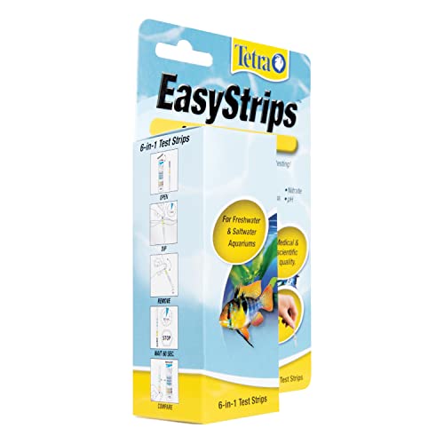 Tetra EasyStrips 6-in-1 Aquarium Test Strips, 400 Pack