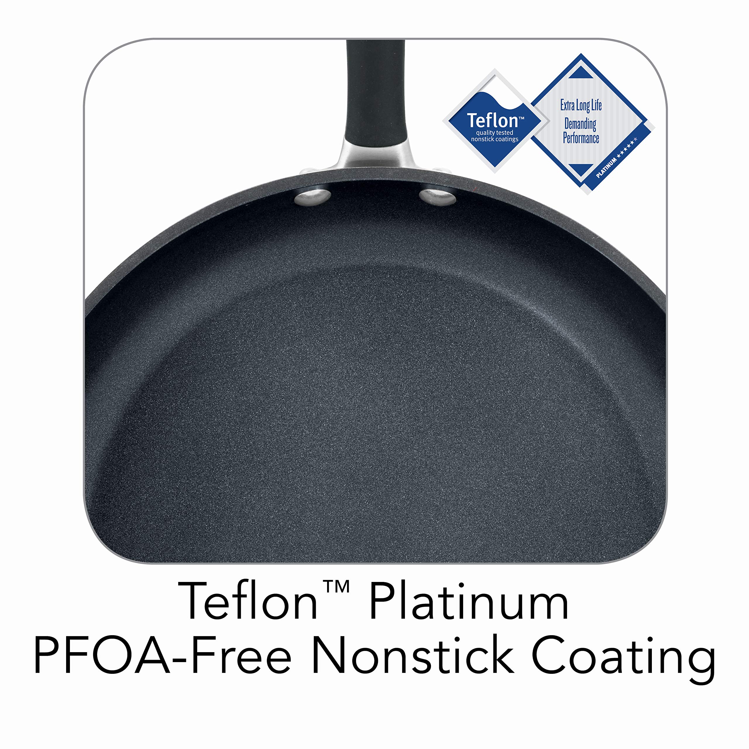 Tramontina Cold Forged Nonstick Fry Pan Aluminum Metallic Black (11-inch), 80141/010DS