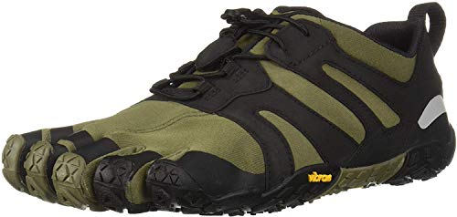 Vibram Men's V 2.0 Trail Running Shoe, Ivy/Black, 43 D EU (43 EU/9.5-10 M US D EU US)