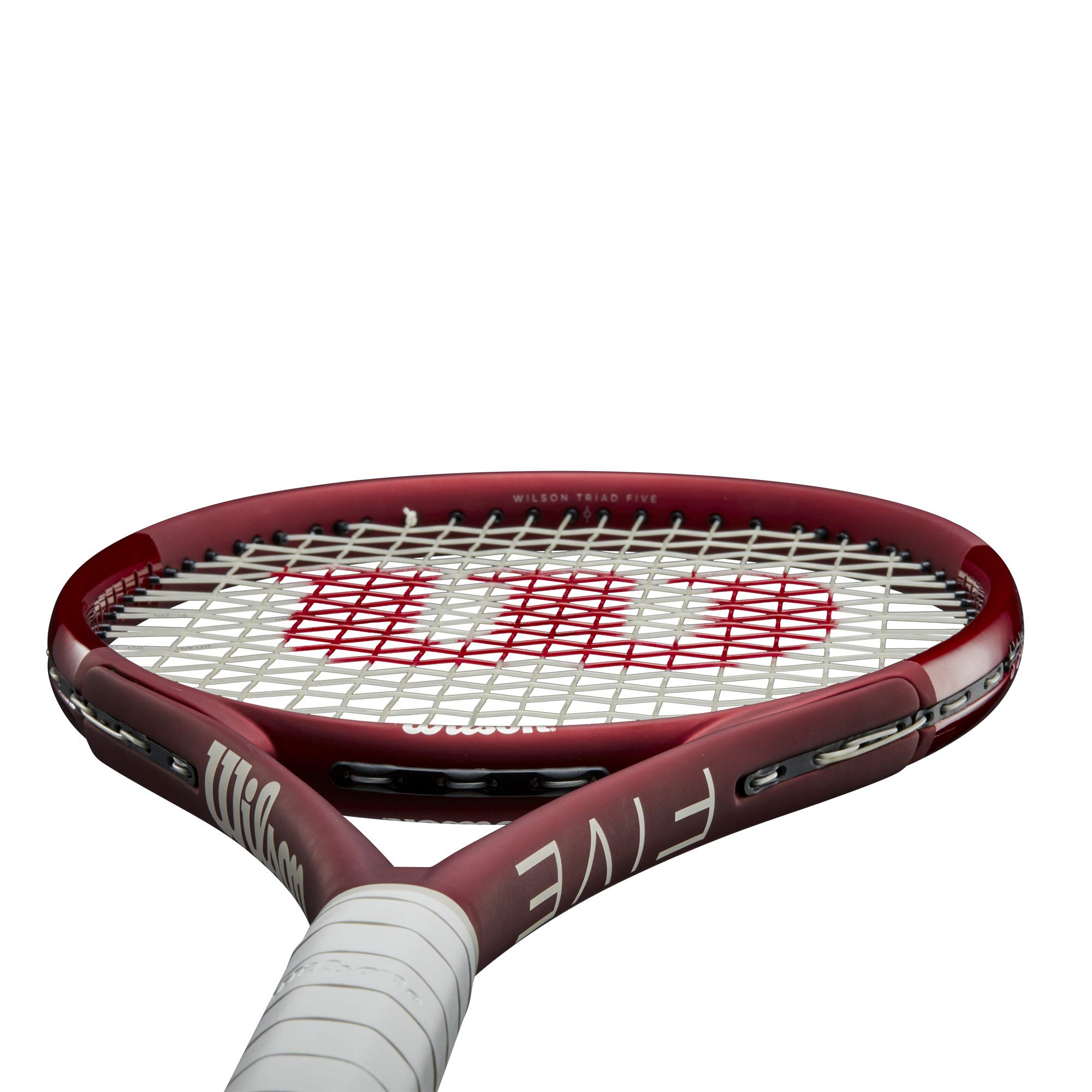 Wilson Triad Five Unstrung Performance Tennis Racket - Grip Size 3-3/8"